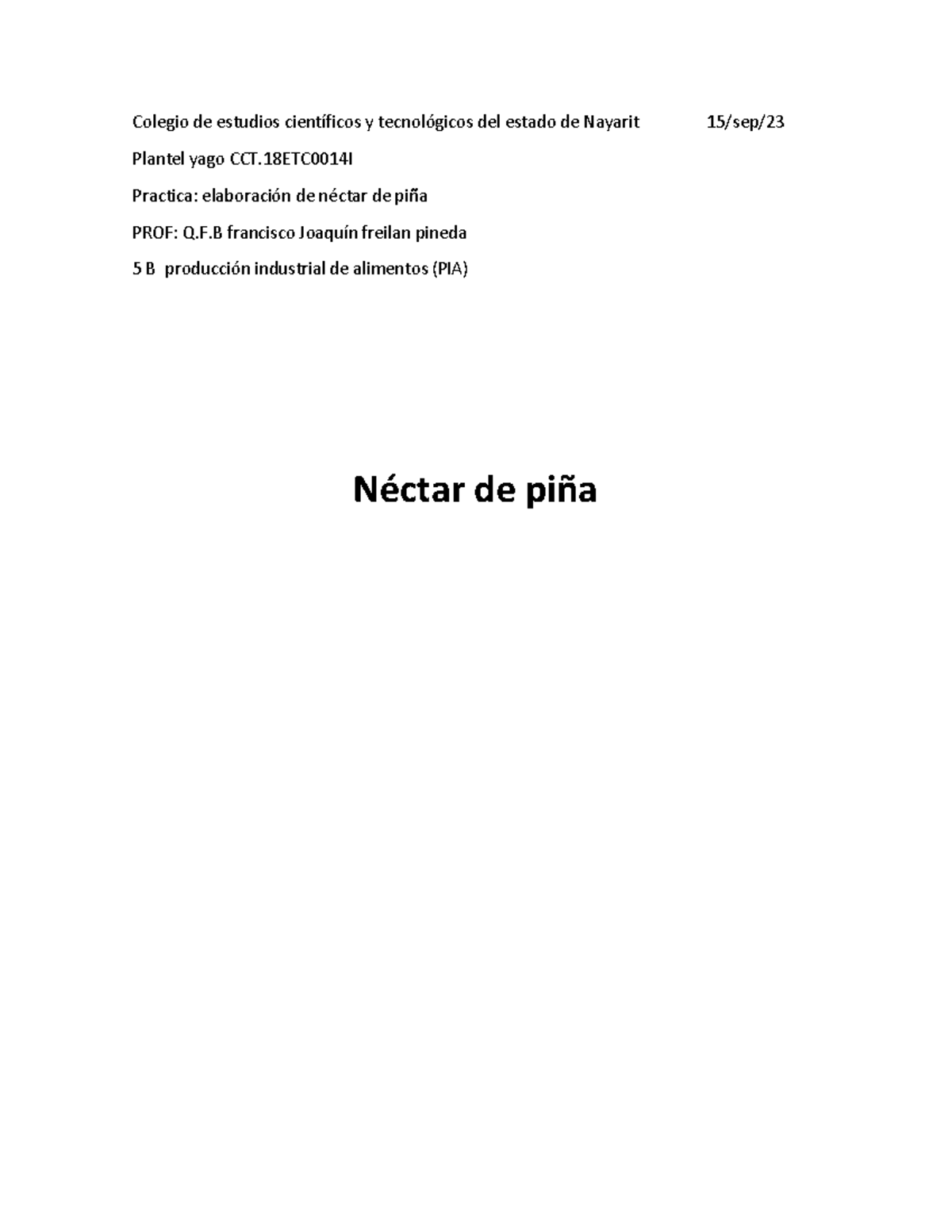 Piña - iuhih - Colegio de estudios científicos y tecnológicos del ...