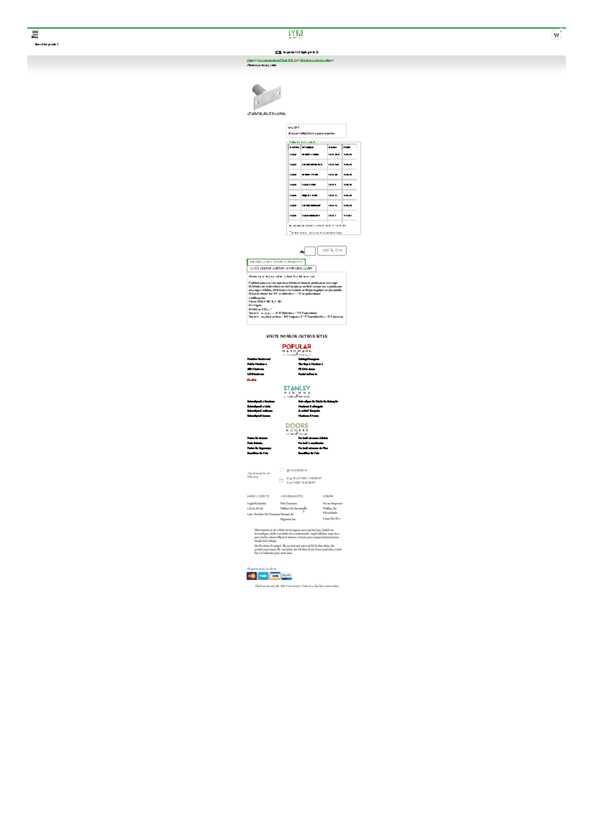 Ives DP2 - DOCUMENTO PARA FERRAGENS - Menu Search by product Important ...