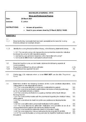 Module 2 Exam BIOD 171 - Nursing materials - M2: Module 2 Exam ...