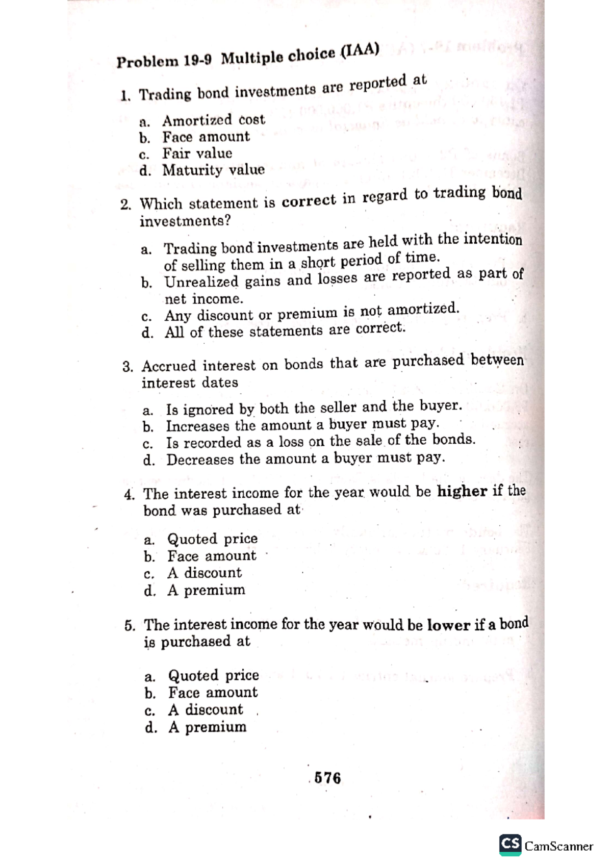 Problem 19 - Intermediate Accounting (Volume One) 2021 Edition By ...