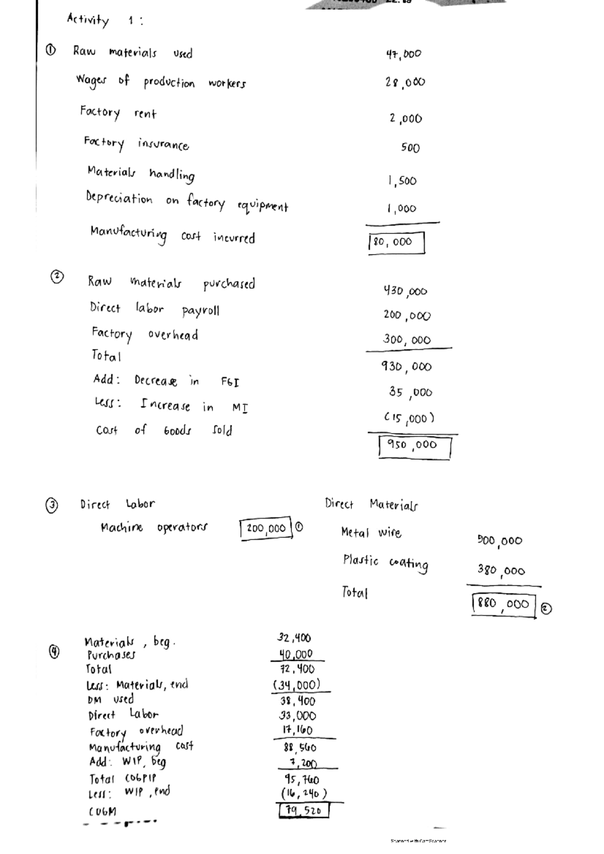 Cost Acctg Chapter 1 Solutions - Accounting - Studocu