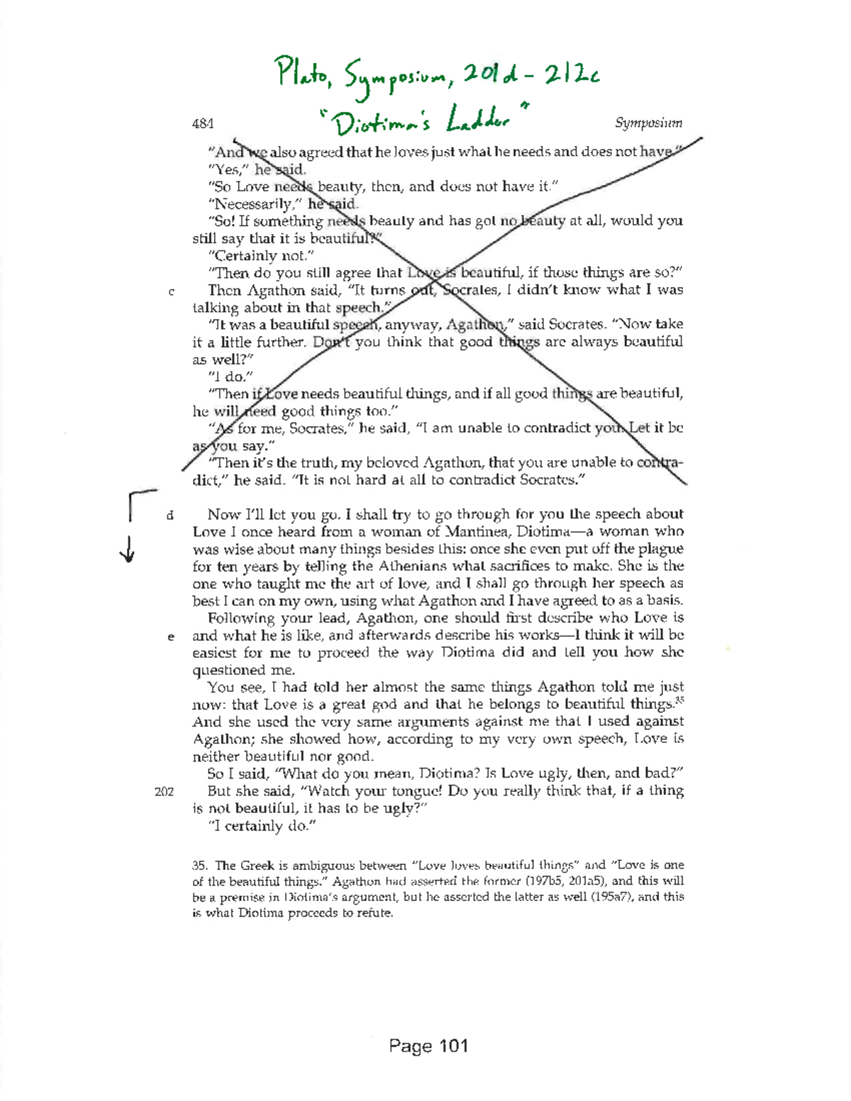 24 - Platos Symposium Reading - Plato, Symposium, 484 Ladder Symposium ...