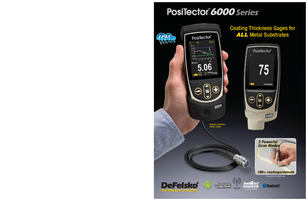 Posi Tector 6000 - jbsjwdhbj - WiFi Compatible Coating Thickness Gages ...