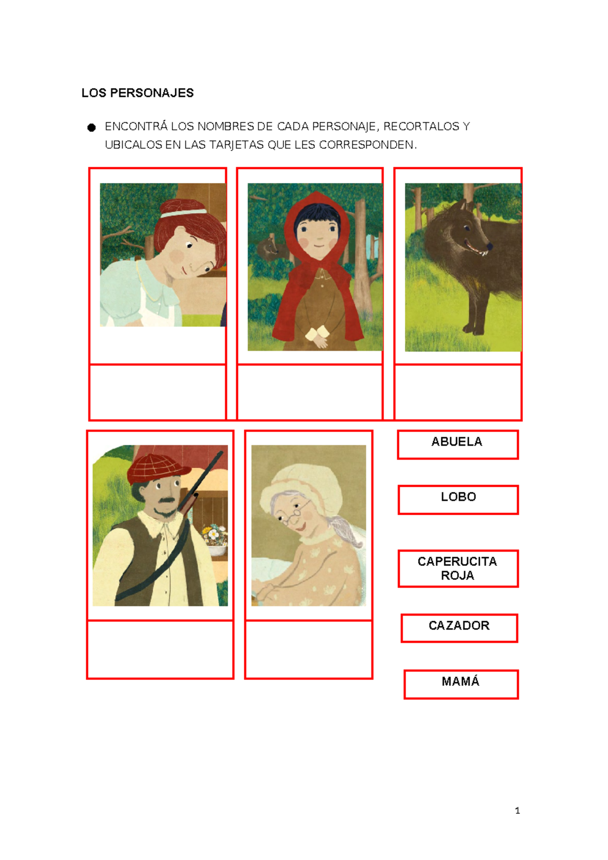 03 Pd L-2º AÑO- Anexo- Caperucita ROJA-arreglada - LOS PERSONAJES ...
