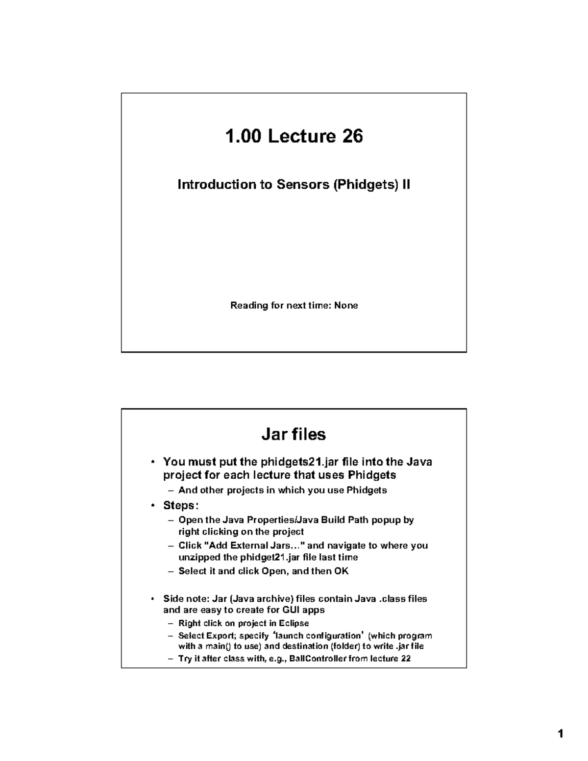 Sensors II (PDF) Lec 26 - Lecture notes 1-8 - 1 Lecture 26 Introduction ...