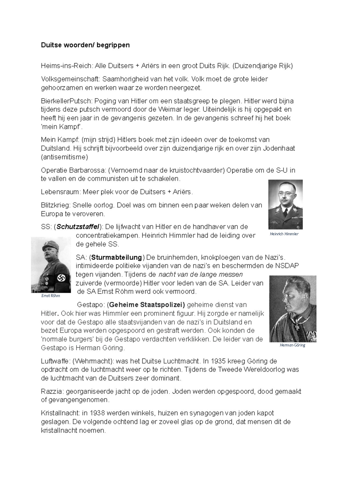Duitse woorden - (Duizendjarige Rijk) Volksgemeinschaft: Saamhorigheid ...