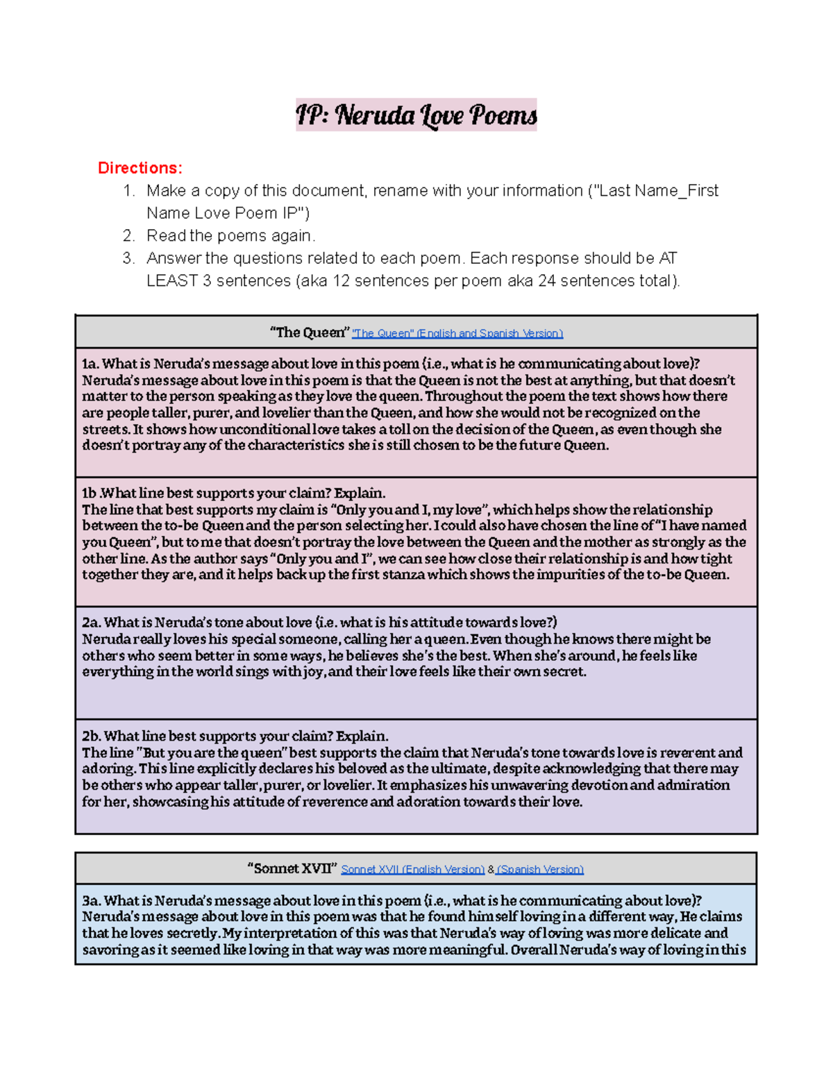 Love Poem IP - IP: Nerud Lov Poem Directions: 1. Make a copy of this ...
