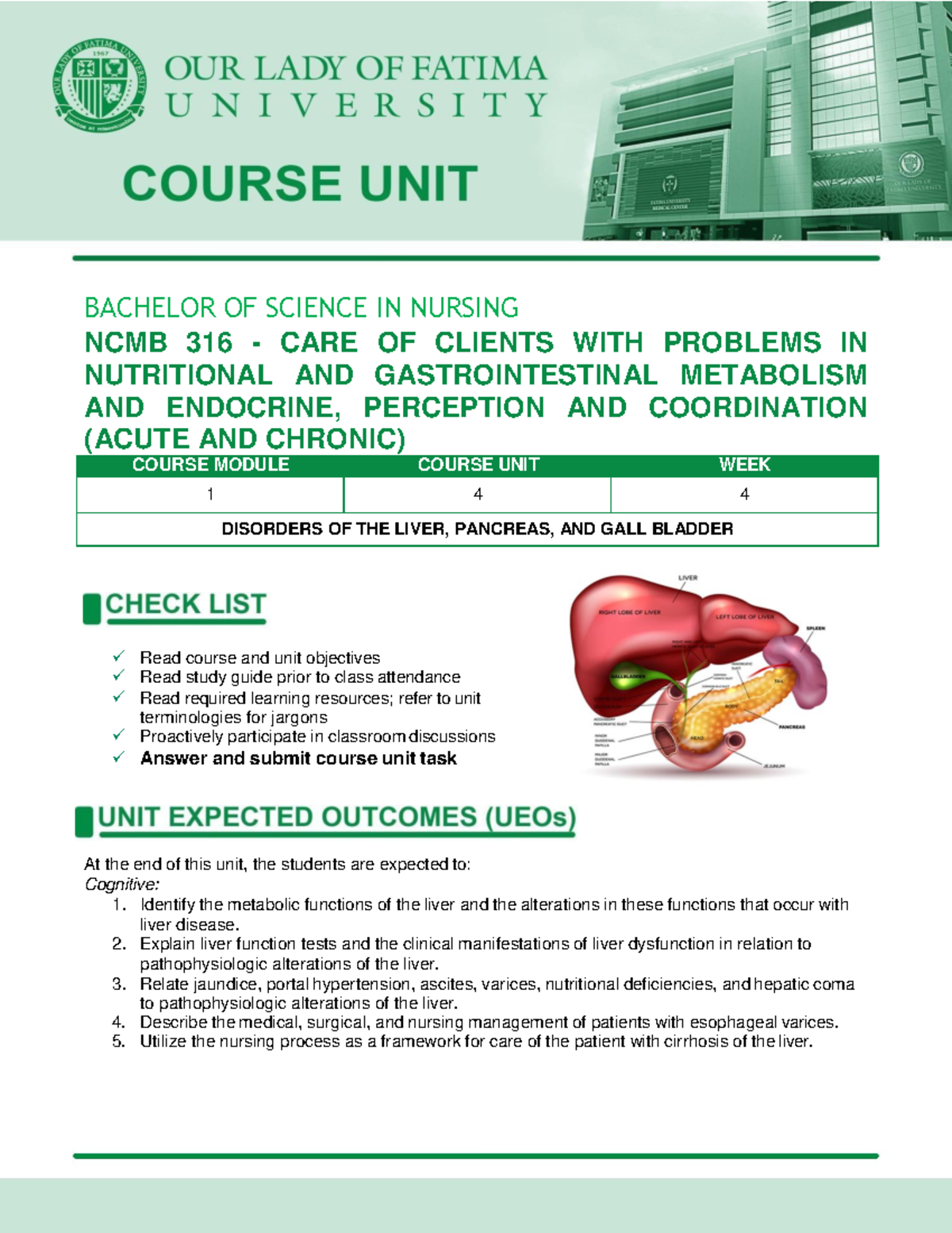 NCMB+316+M1+CU4 - Nice - BACHELOR OF SCIENCE IN NURSING NCMB 316 - CARE ...
