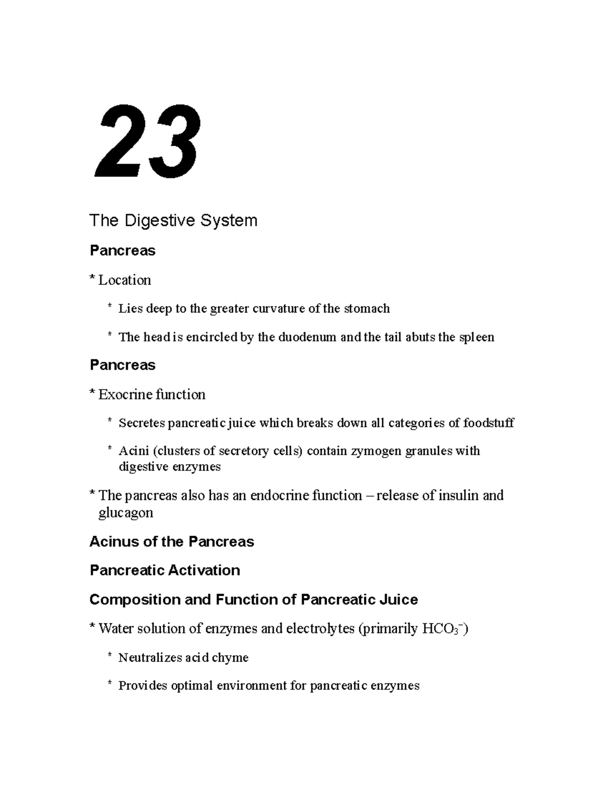 The digestive system anatomy and physiology - 23 The Digestive System ...