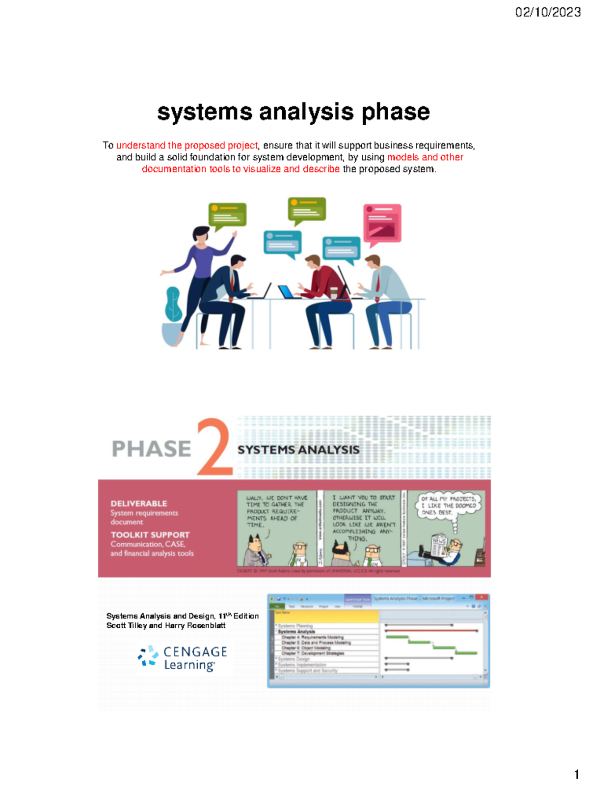 Chapter 3 Requirements Modeling - ####### To understand the proposed ...