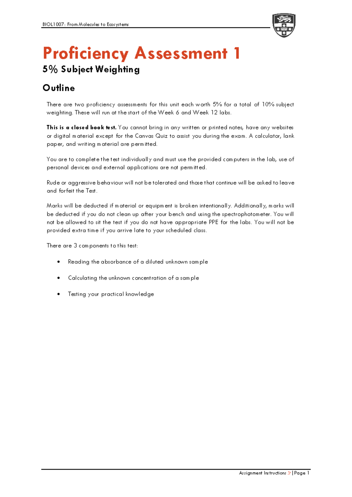 Proficiency+Assessment+Instructions - BIOL1007: From Molecules to ...