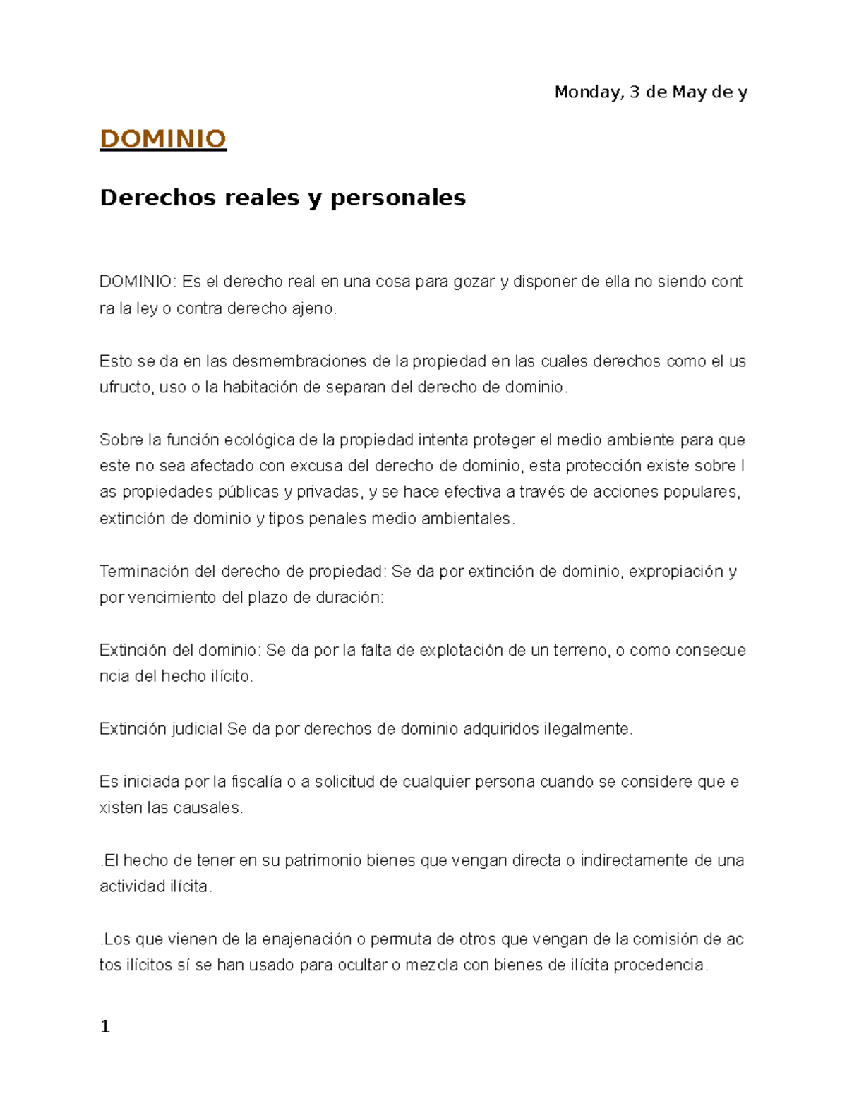 dominio- derechos reales - Monday, 18 de November de y DOMINIO Derechos ...