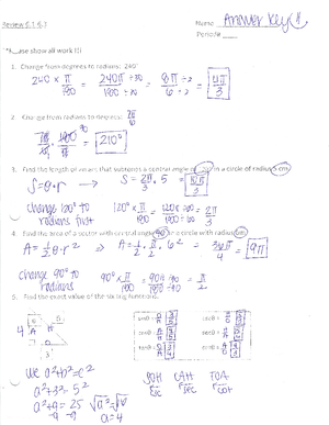 Precal final review mc answer key - MAT 171 - Studocu