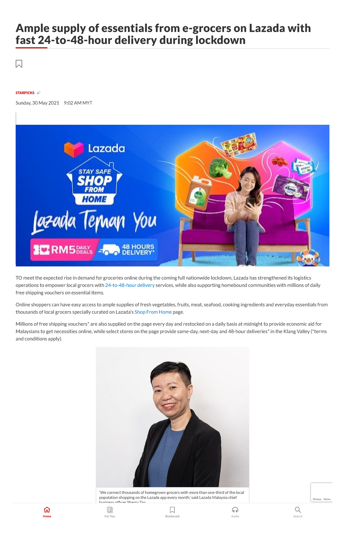 Ample supply of essentials from e-grocers on Lazada with fast 24-to-48 ...