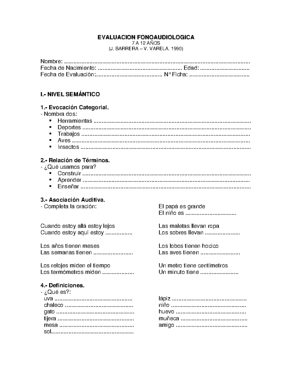 PEFE 7a-12a - PROTOCOLOS - EEVVAALLUUAACCIIOONN ...