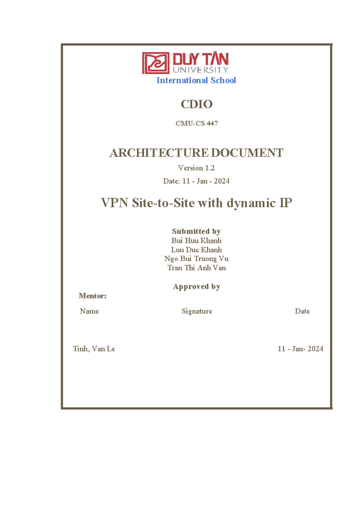 Vpnssip-004-Architecture Document - International School CDIO CMU-CS ...