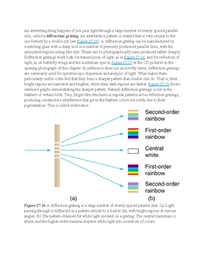 Lesson Note on Rayleigh Experiment - Light diffracts as it moves ...