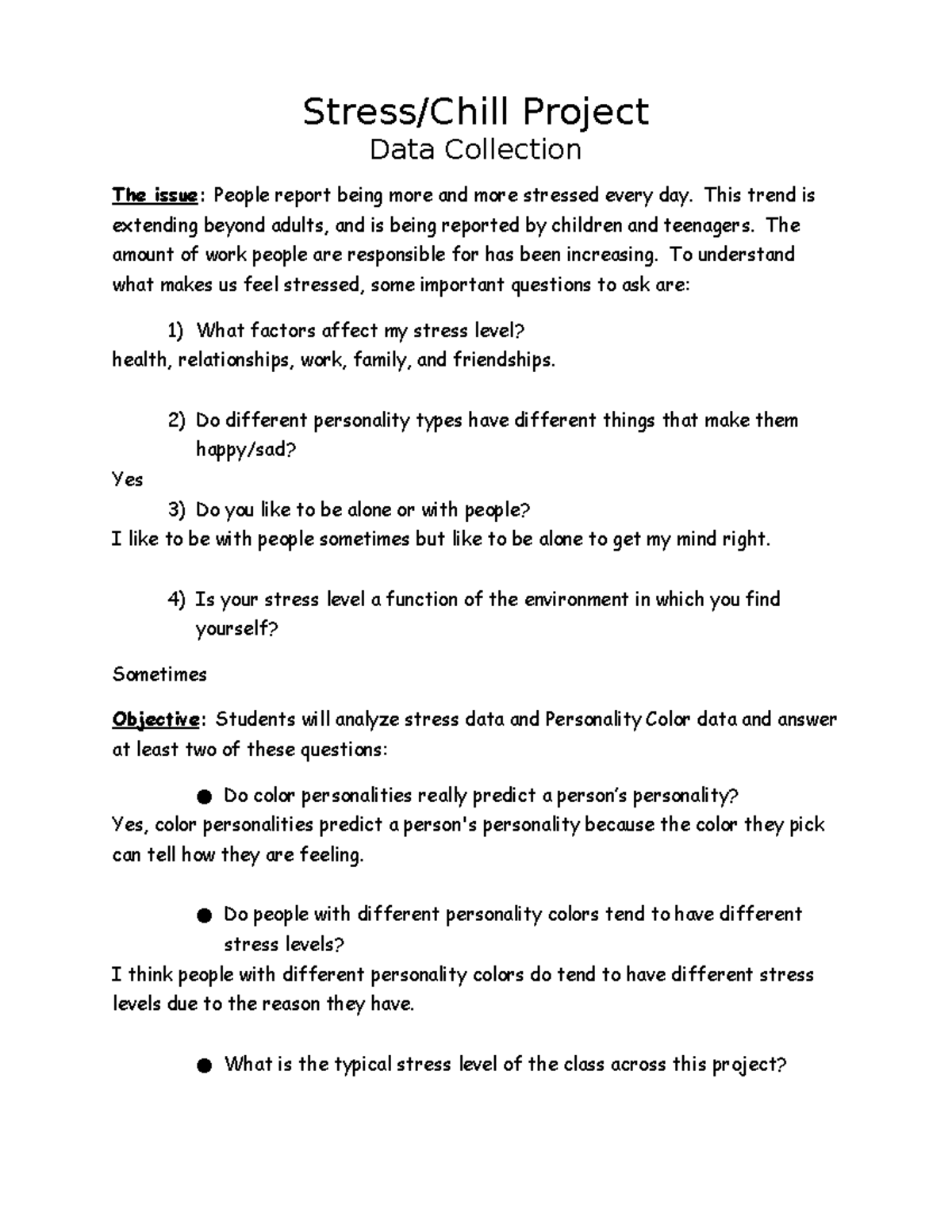 - Stress Chill Project Instructions - Stress/Chill Project Data ...