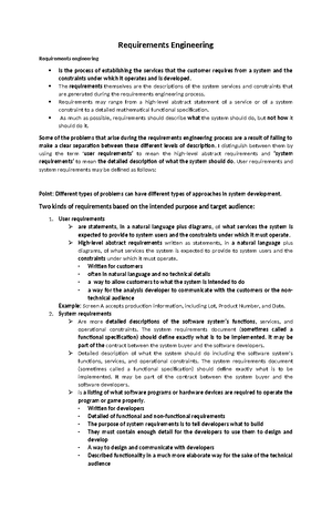 Reviewer 1 SE - N/a - Software Engineering Chapter 1 Software ...