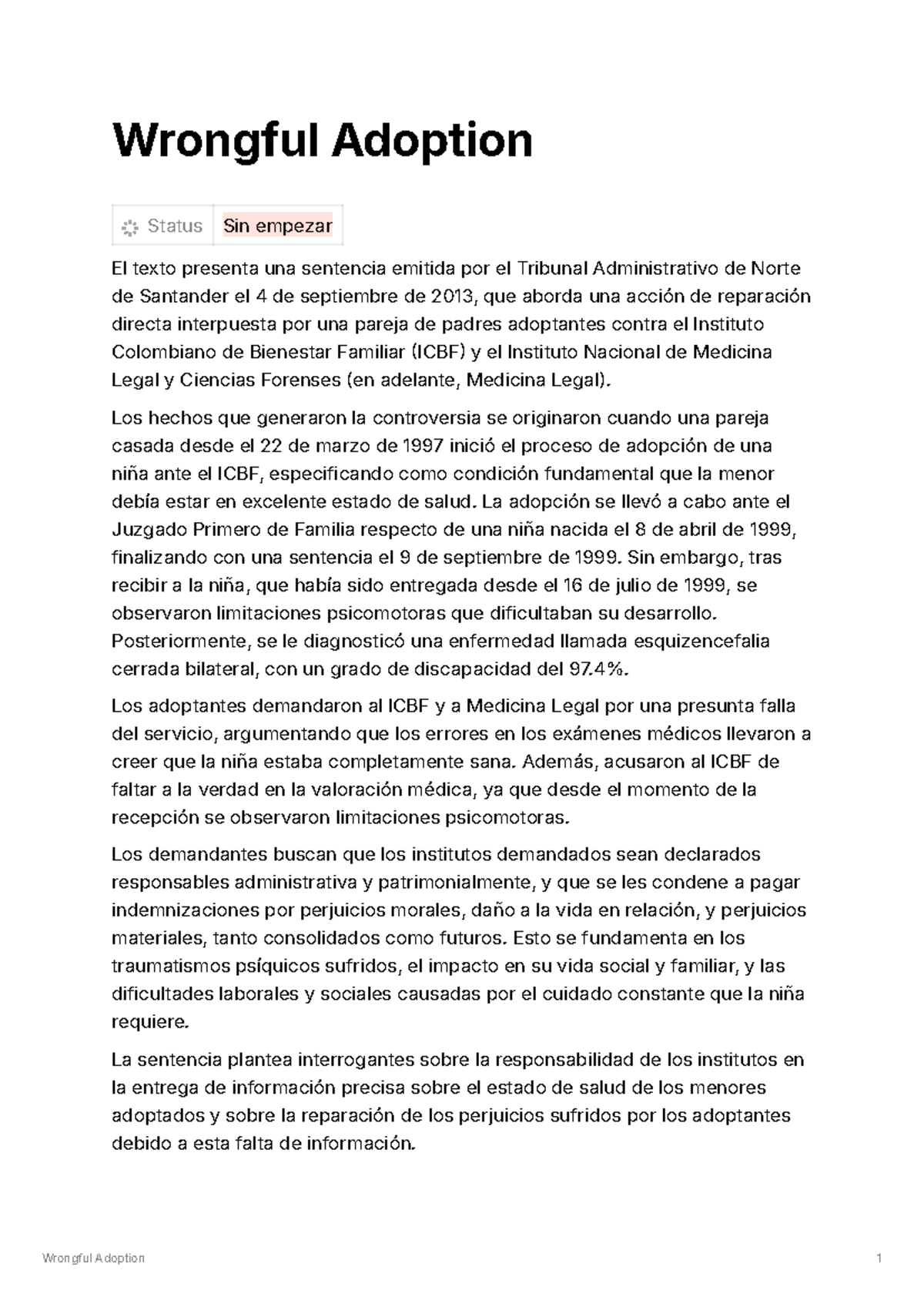 Wrong Full Conceptión - Resumen Derecho Administrativo Ii - Wrongful ...