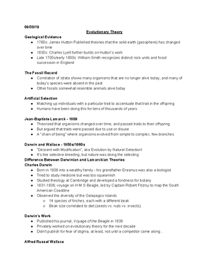 Week 1 GEOL 107 - Lecture notes 1-2 - 08/26/ Minerals Earth System ...