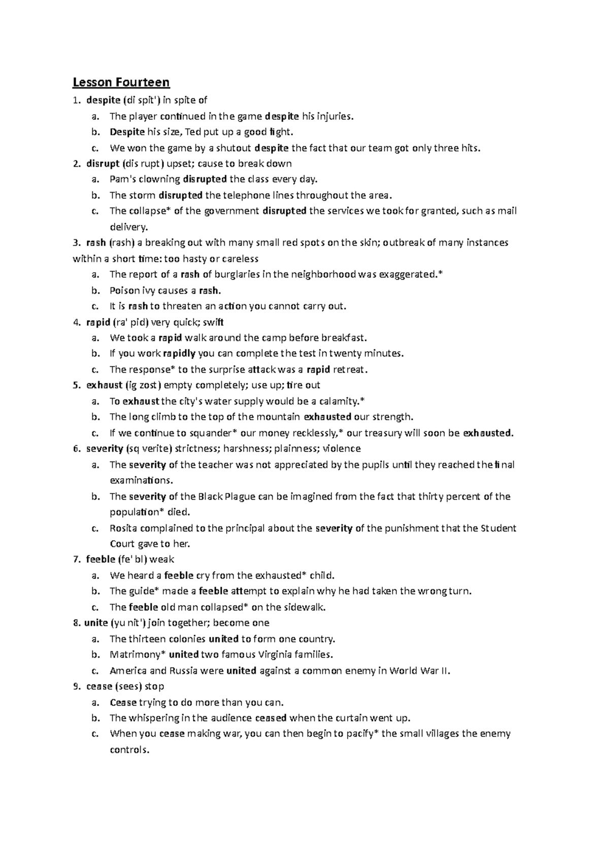 Barrons-lesson-14 - Handig voor Engels havo 5, Om te oefenen en te ...