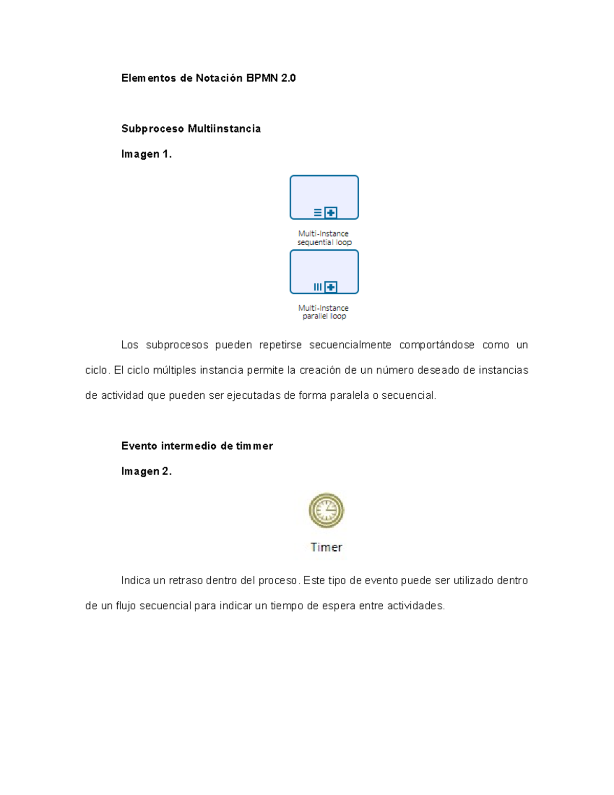 Elementos de Notación BPMN 2 - Subproceso Multiinstancia Imagen 1. Los ...
