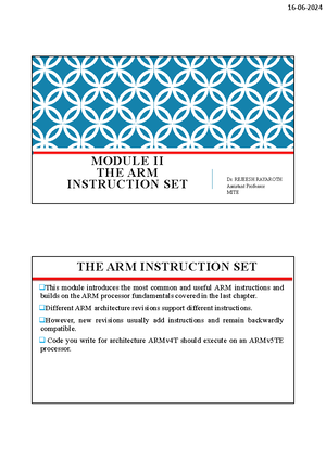 Module-5 8051 Interfacing and Programming - Objectives: 8051 ...