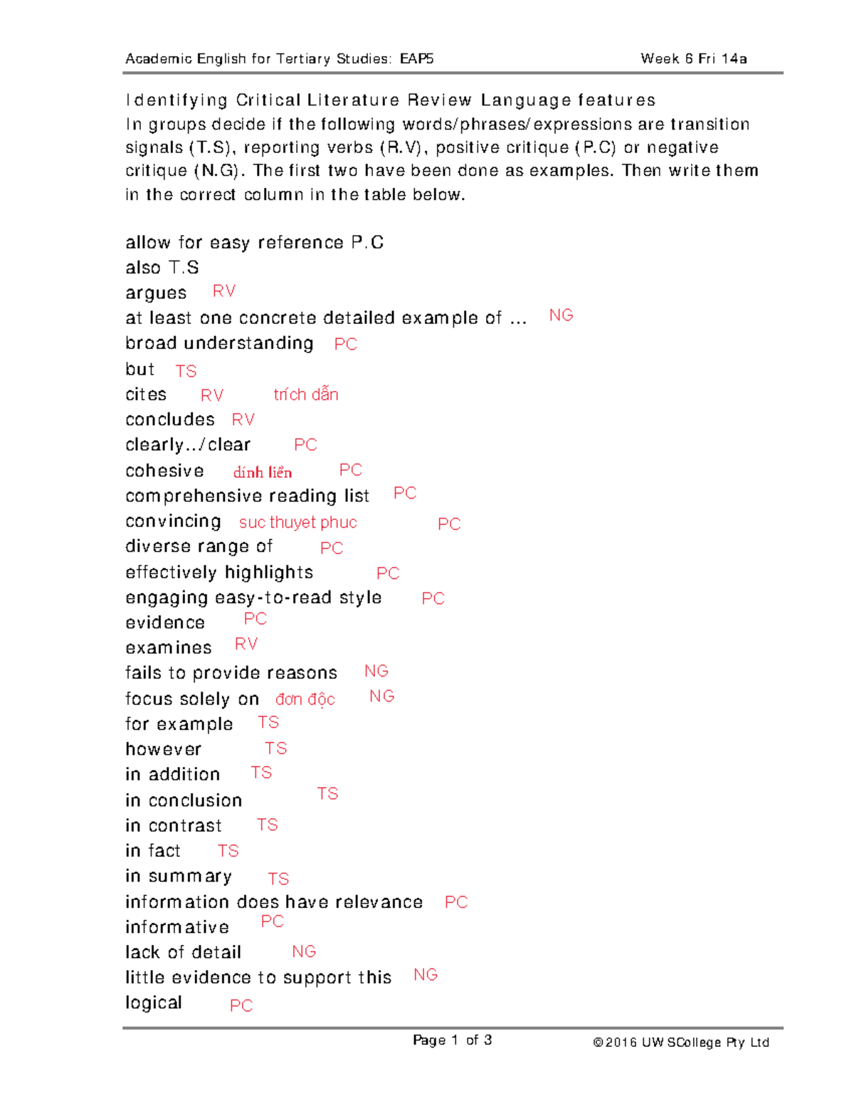Week 6 14a Identifying CLR language features - student - Academ ic ...