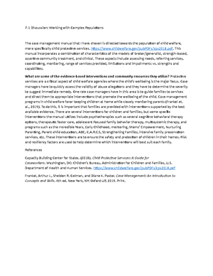 HSE 410 - Module One Journal - HSE 410: Module One Journal Paige Cline ...