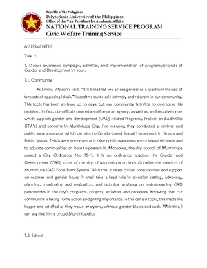 CWTS 10013 Project Evaluation Monitoring - Beginning Project Review ...