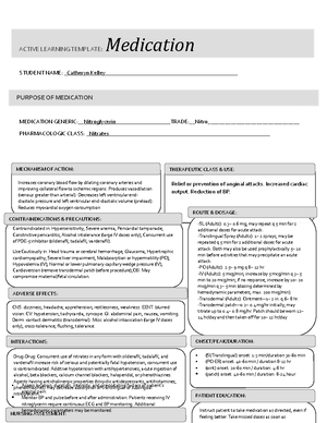 Regular insulin drug card - NUR 2813 - State College of Florida - Studocu