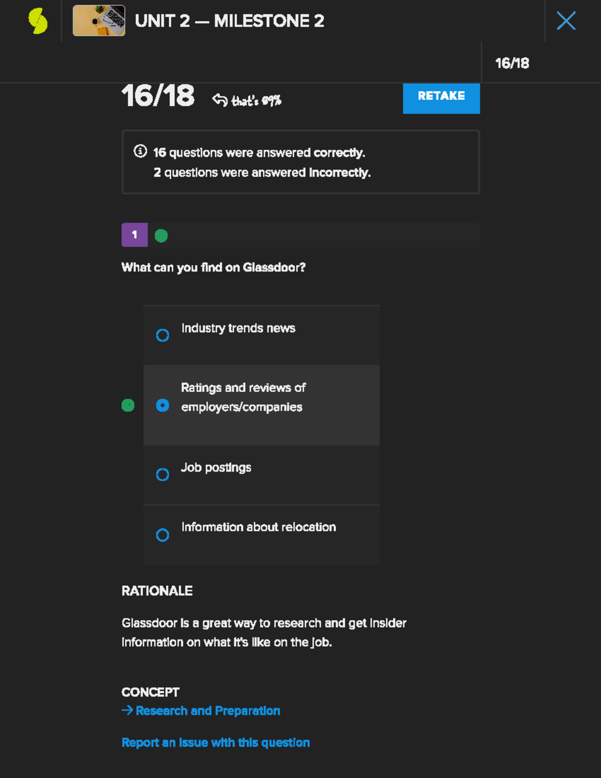 Career Readiness Unit 2 Milestone 2 - (ELC 000 - Studocu