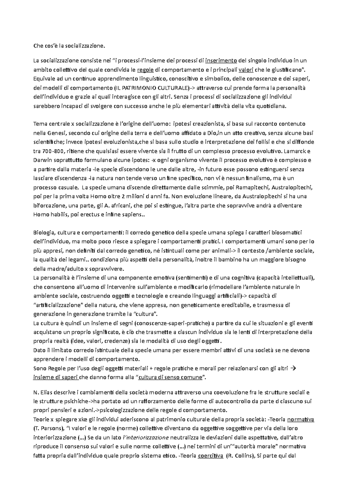 Sociologia Che cos'è socializzazione 1 - Che cos’è la socializzazione ...