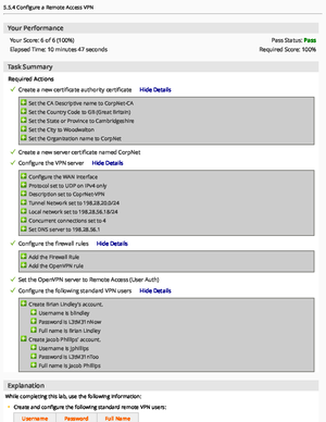 14.1.6 Enable Device Logs LAB - Pass Status:Pass Required Score: 100% ...
