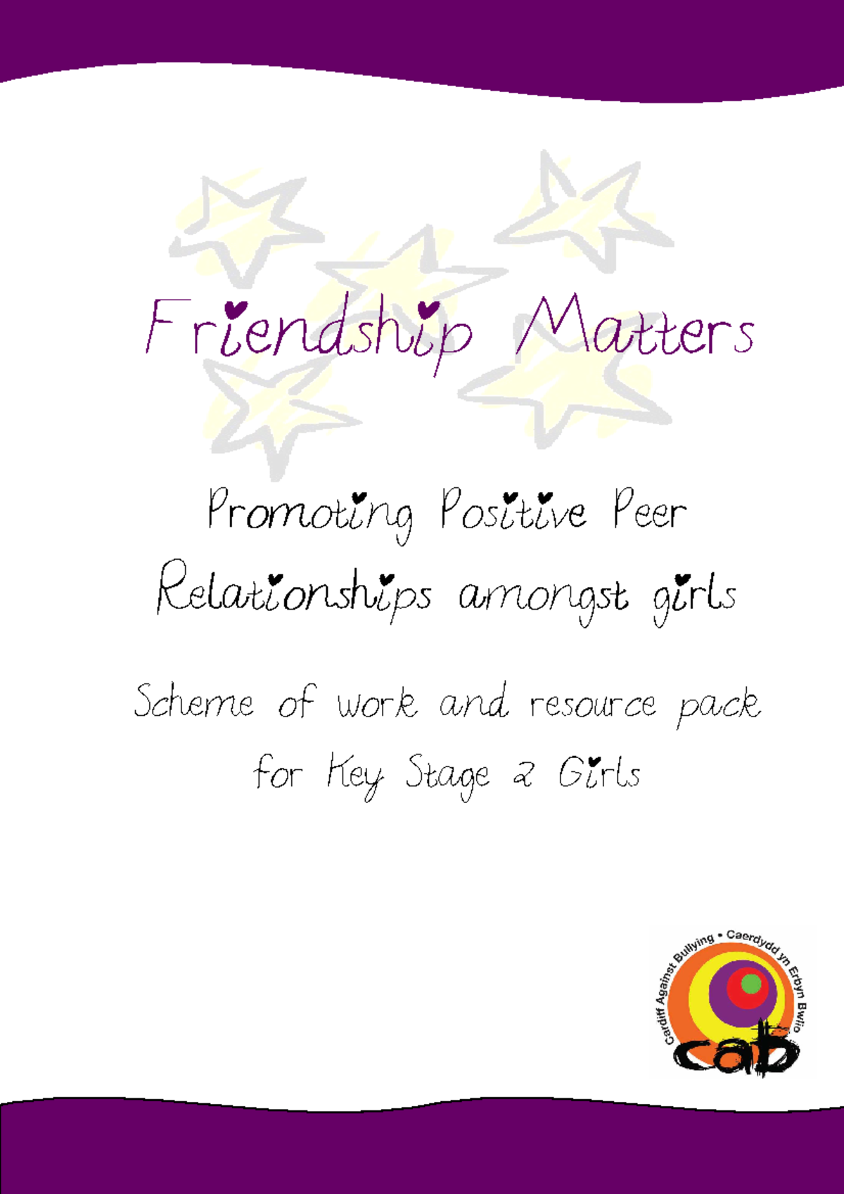 CAB Friendship Matters-EN 01 - - Studocu