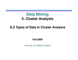 SN DM UNIT 5 - DataMining - Other Methodologies of Data Mining Statistical Data Mining Views on ...