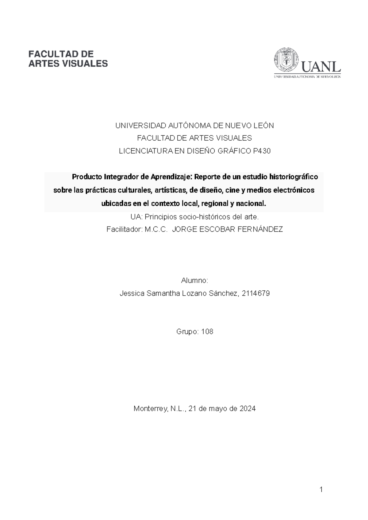 A3 - ooooooooooooooof - UNIVERSIDAD AUTÓNOMA DE NUEVO LEÓN FACULTAD DE ...