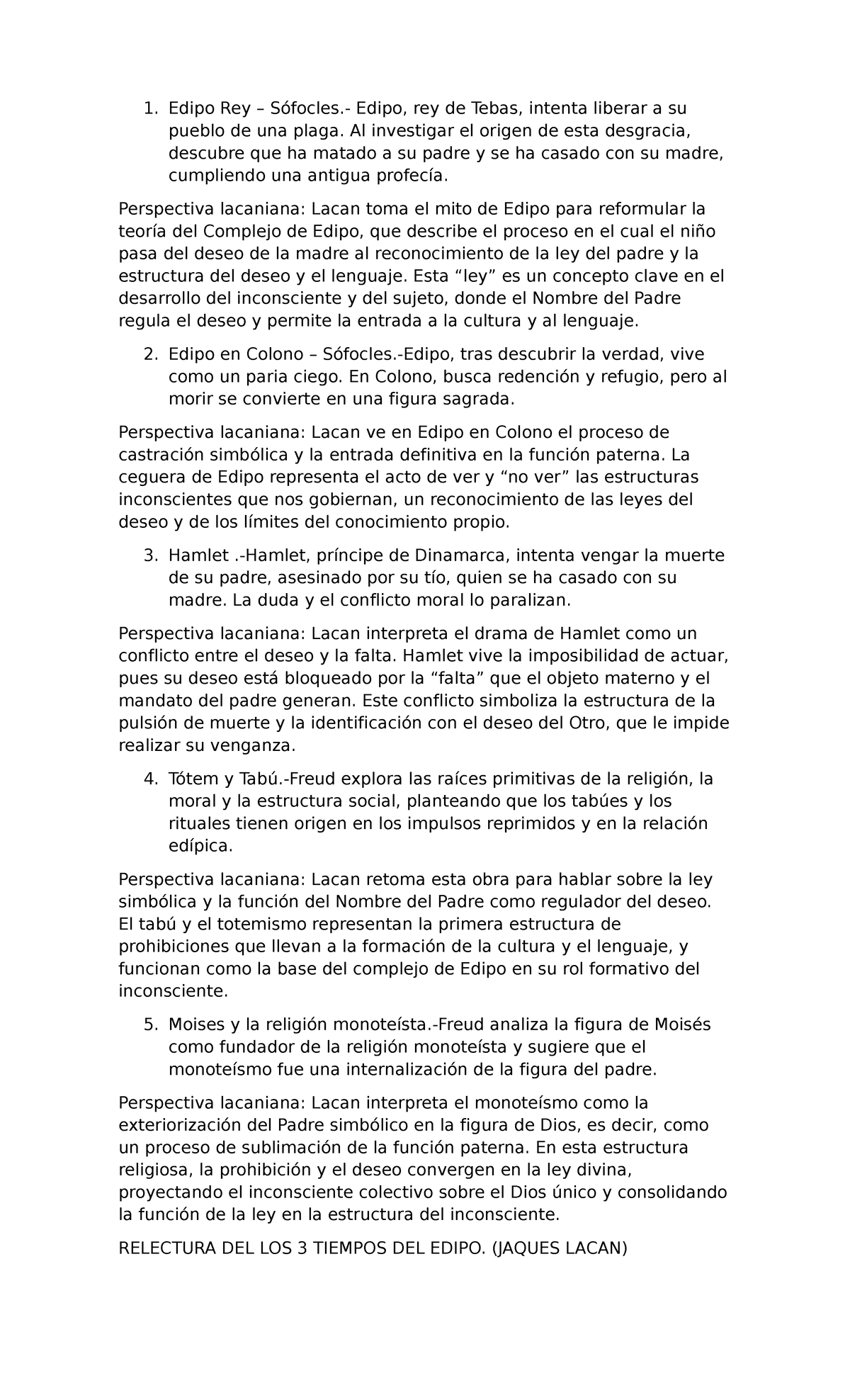 Edipo - Resumen Édipo - Edipo Rey – Sófocles.- Edipo, rey de Tebas ...