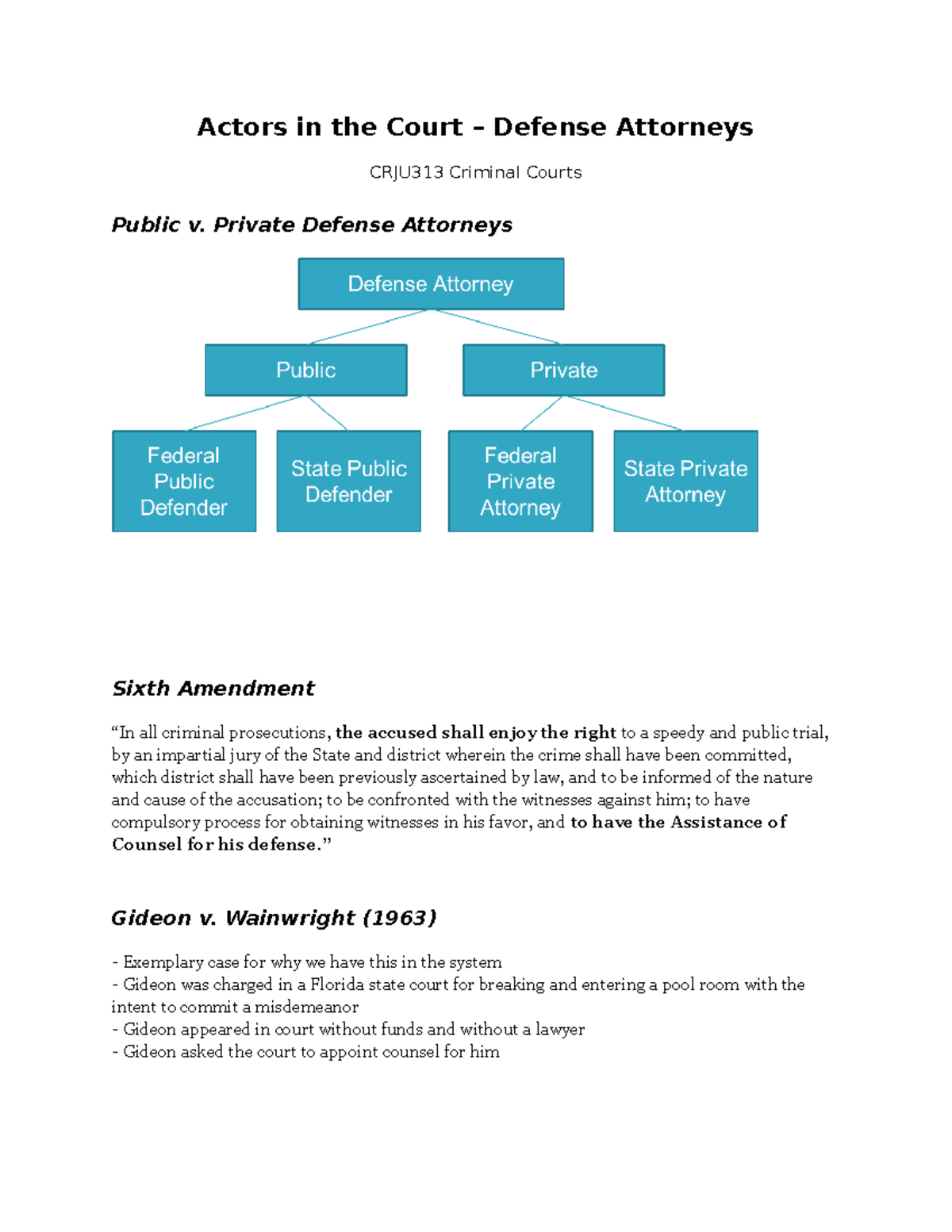 Actors in the court- defense attorney notes - Actors in the Court ...