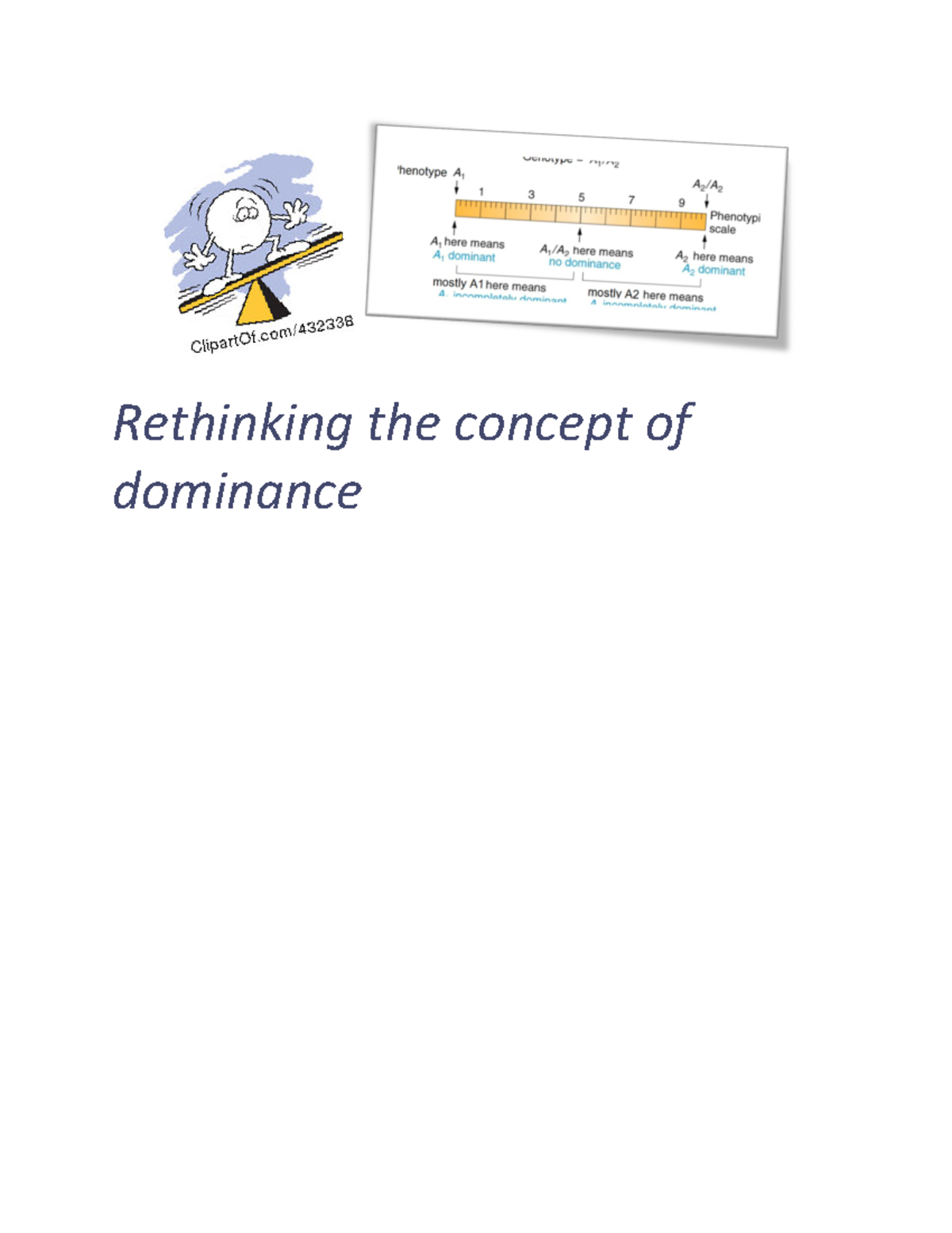 3-2 Dominance - Professor Agnes Southgate - Rethinking the concept of ...