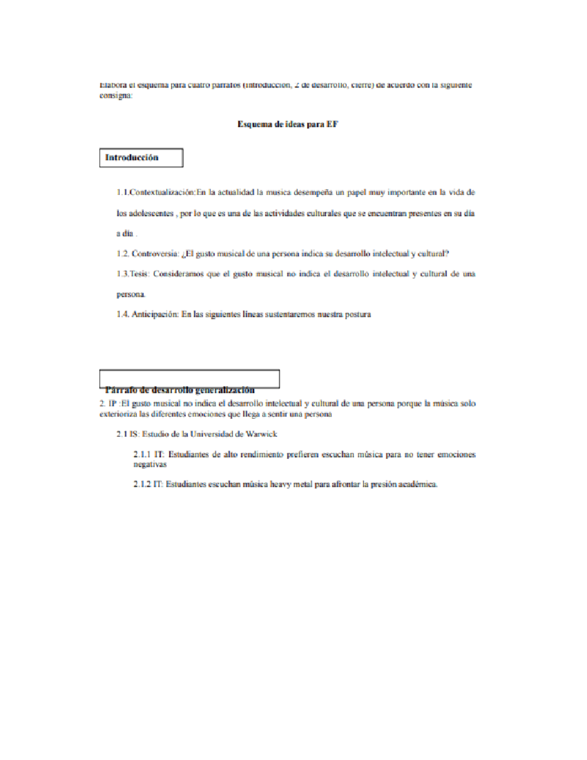 Doc1 - tarea - Comprensión y redacción de textos - UTP - Studocu