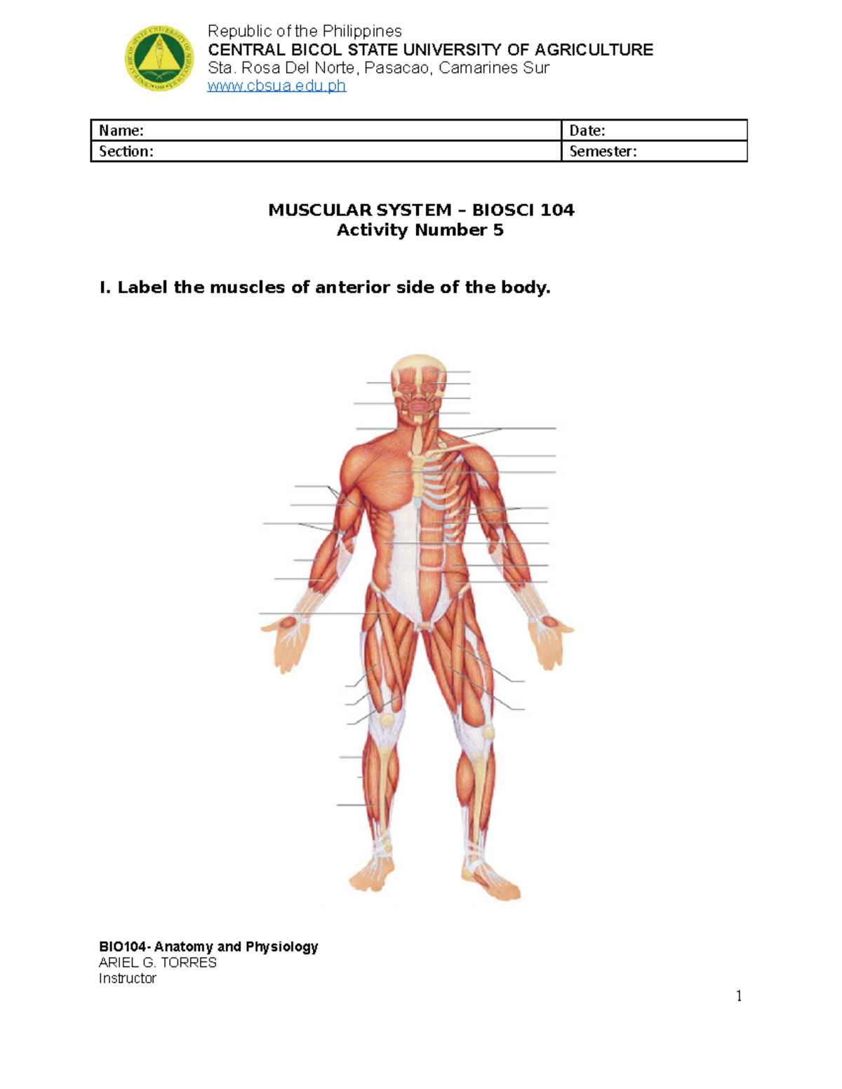 Laboratory Act. 5 4c0649a5a5f2ee04da4e46b78e42f8c3 - Name: Date ...