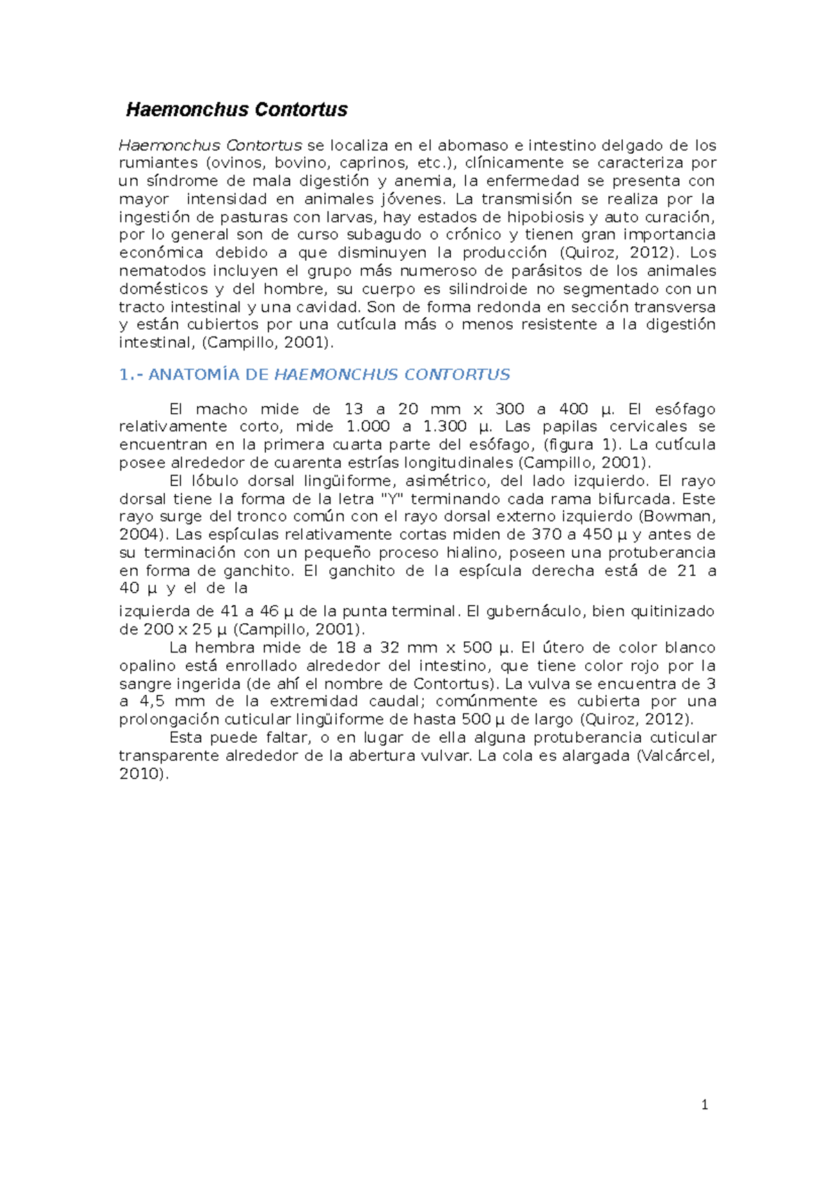 Haemonchus Contortus famacha - Haemonchus Contortus Haemonchus ...