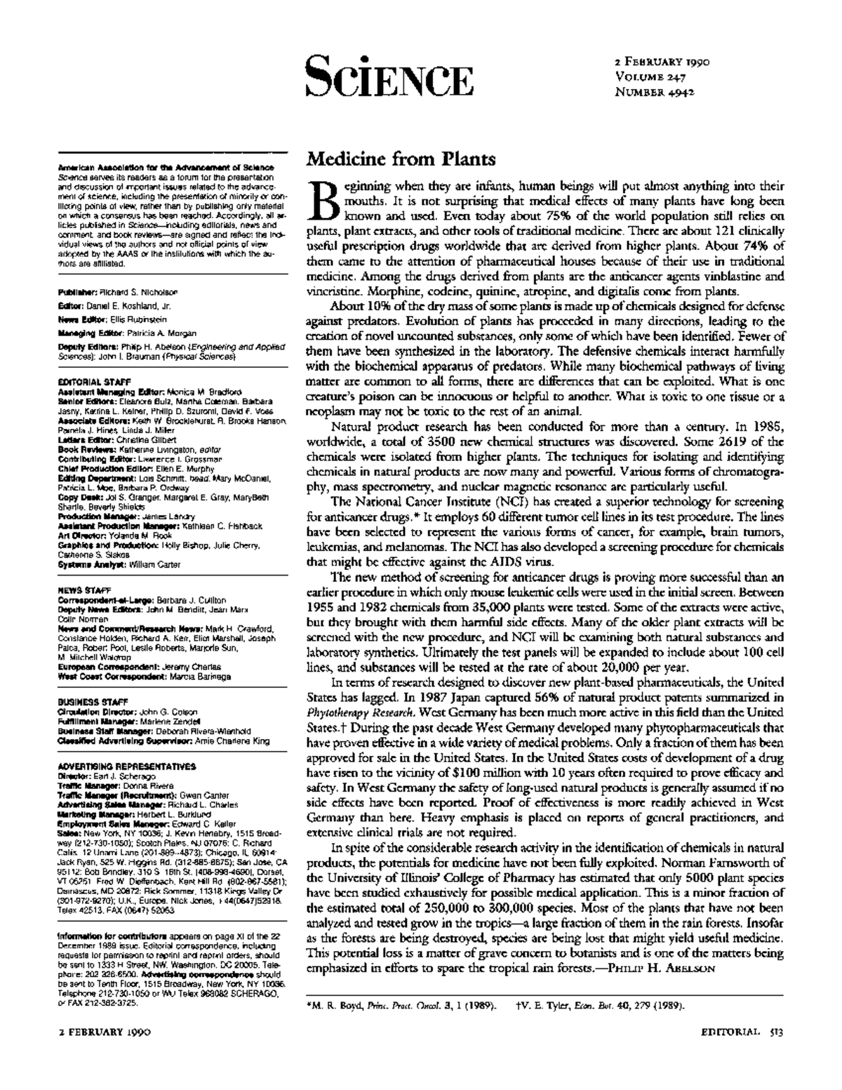 Science - SCIENCE American Association for the Advancement of Science ...