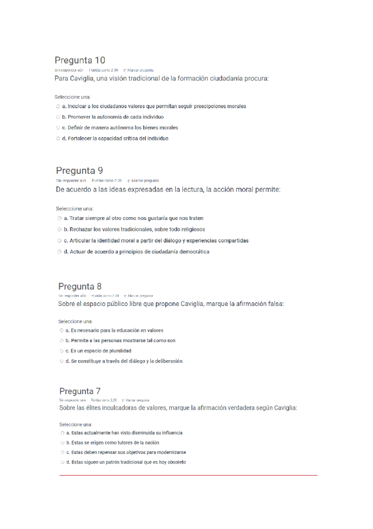 Preguntas etica 1 - Etica - Studocu