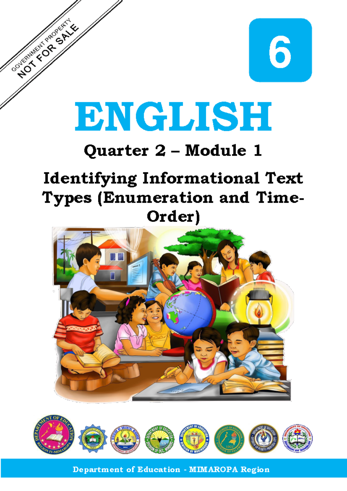English 6 Quarter 2 Module 1 Identifying Informational Text Types - 6 ...