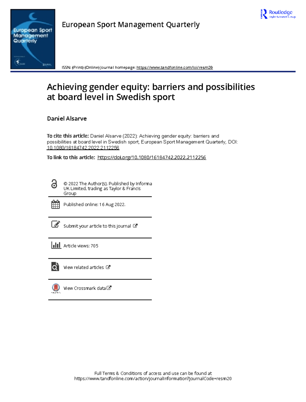 Achieving gender equity barriers and possibilities at board level in ...