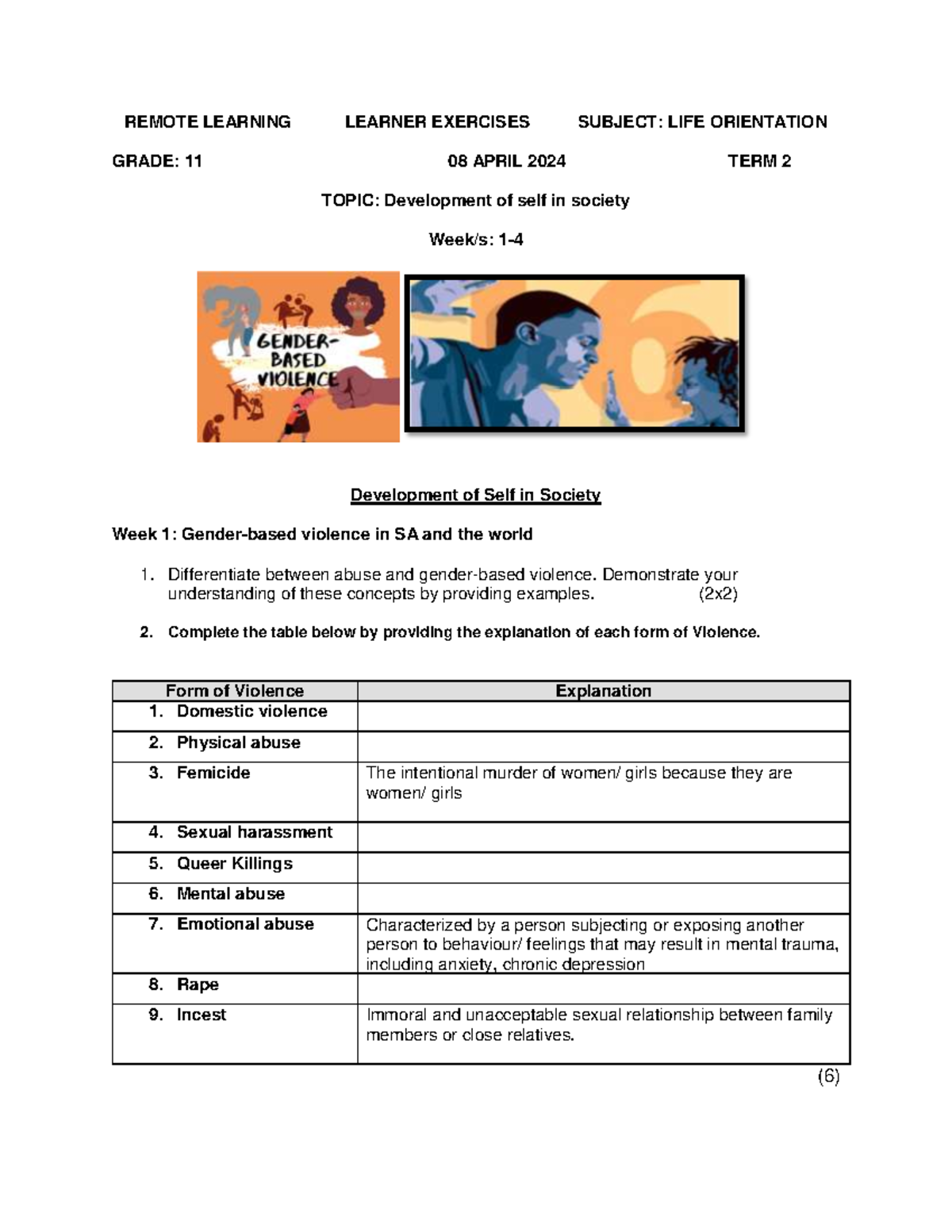 TERM 2 Activities - GR11.docx 2024 - GRADE: 11 08 APRIL 2024 TERM 2 ...