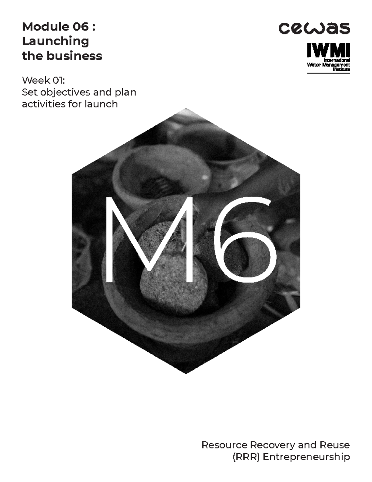 Week 1 Module 6 - Module 06 : Launching the business Week 01: Set ...